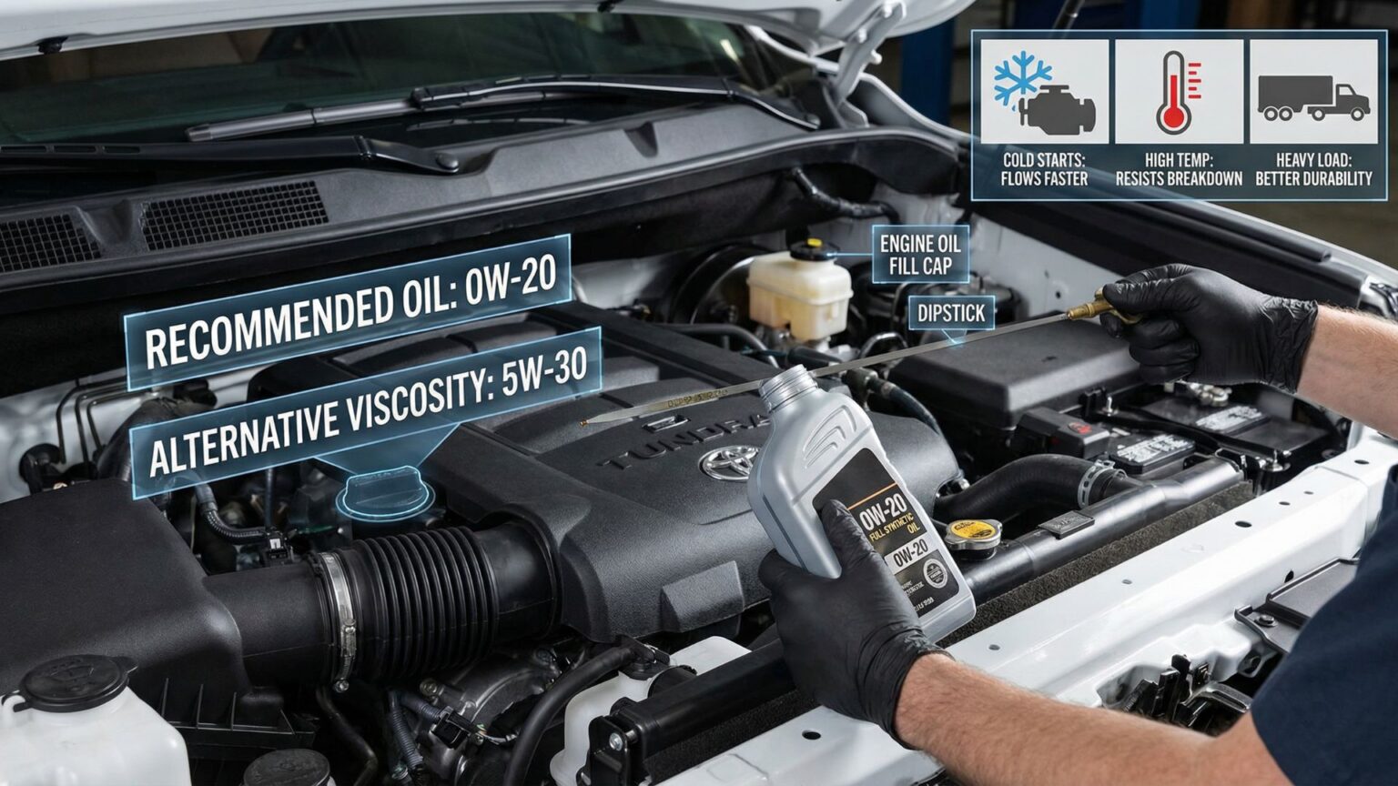 Toyota Tundra Oil Type Guide by Year And Engine 2026 Tips